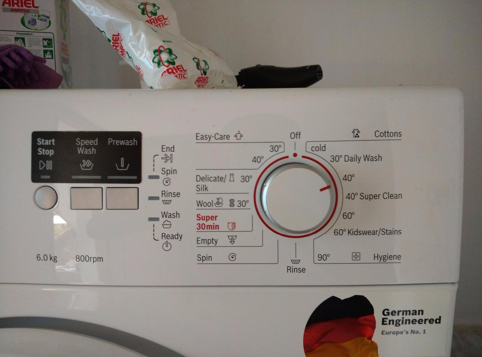 Bosch WAB16260IN Front-loading Washing Machine (6 Kg, White) : Amazon ...