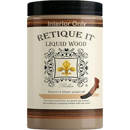 Retique It Liquid Wood Countertop Kit with Wood Gel Stain - Genuine ...