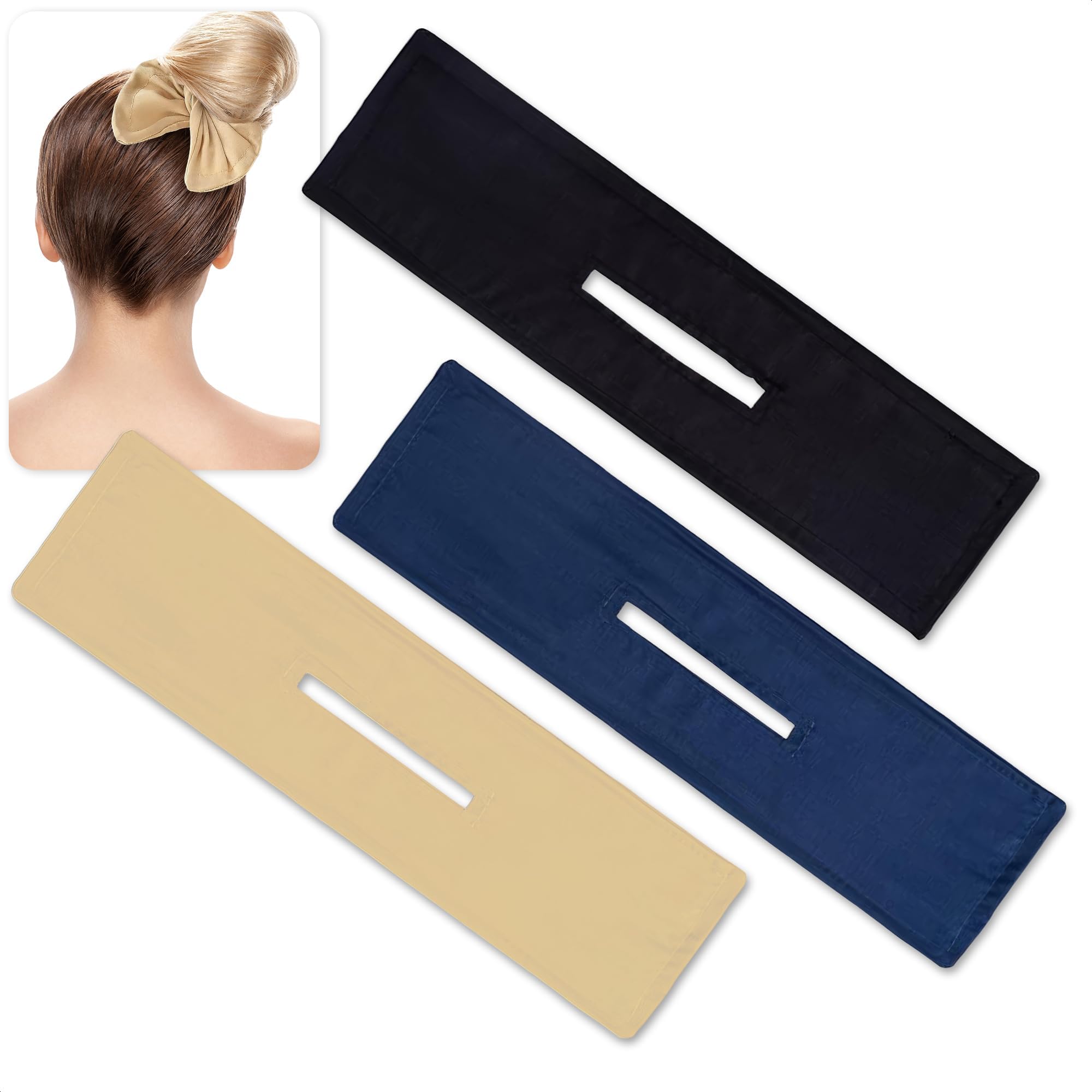 Amazon.com: 3Pcs Deft Bun Maker for Hair - Donut Hair Bun Hair Pieces ...