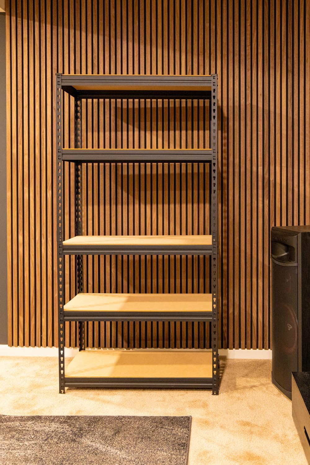 Amazon.com: 5 Tier Adjustable Steel Powder Coated Rack Storage Shelving ...