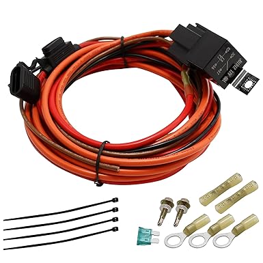Electric Fuel Pump Relay Kit Fuel Pump Wiring Harness 40 AMP Heavy Duty ...
