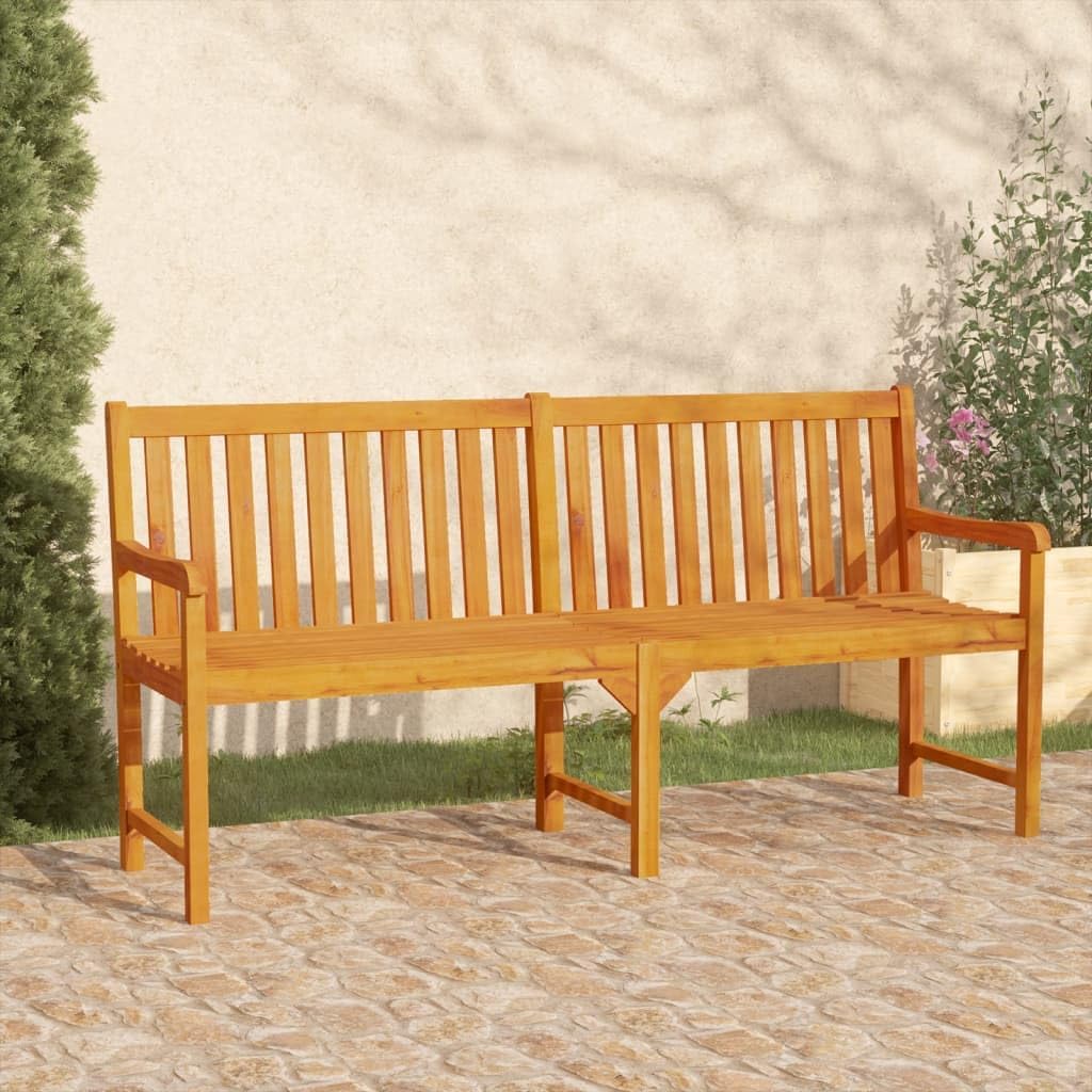 Amazon.com: VanTook 70.9 Inch Patio Bench Outdoor Acacia Wood Garden ...