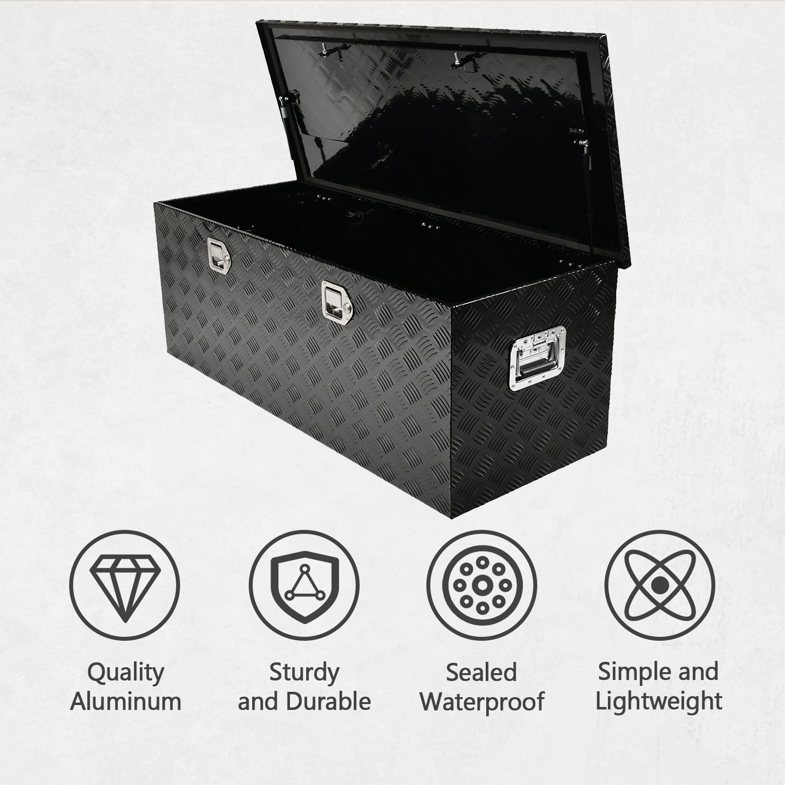 Snapklik.com : FGJQEFG 48 Inch Heavy Duty Aluminum Truck Tool Box Pick ...