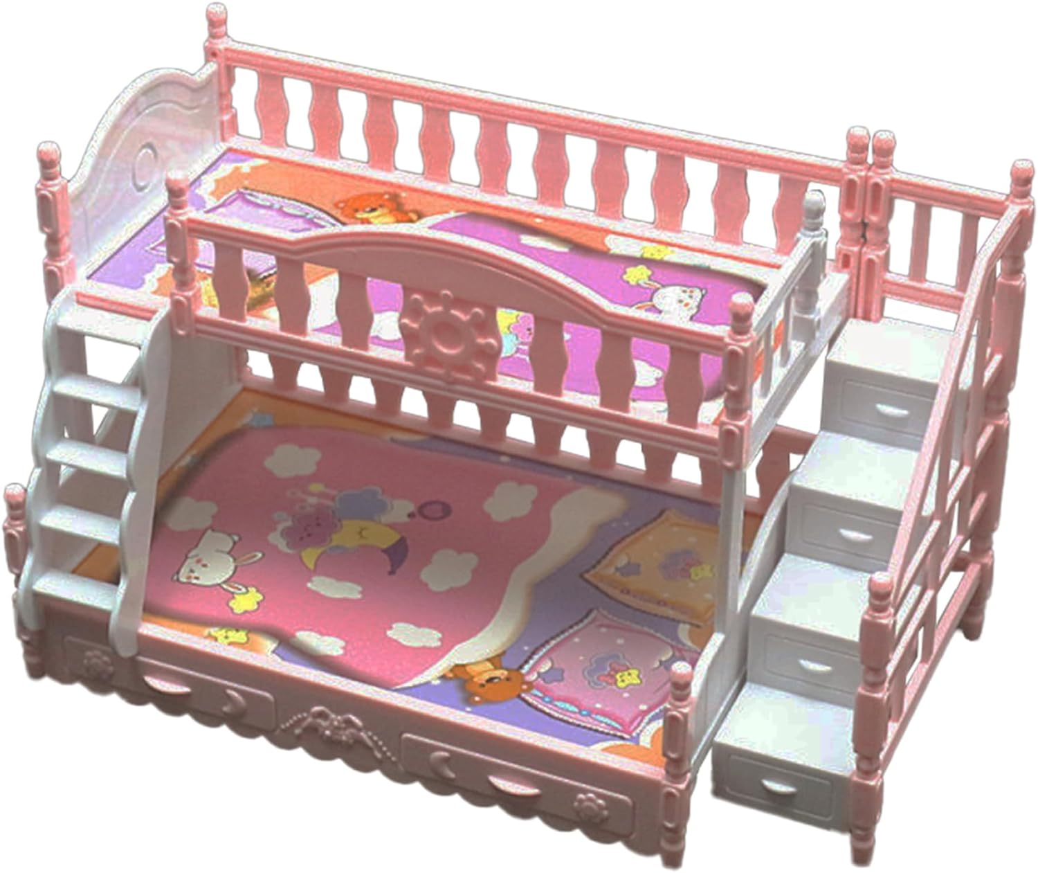 Litera de muñeca de bebé para niñas, simulación en miniatura, linda ...