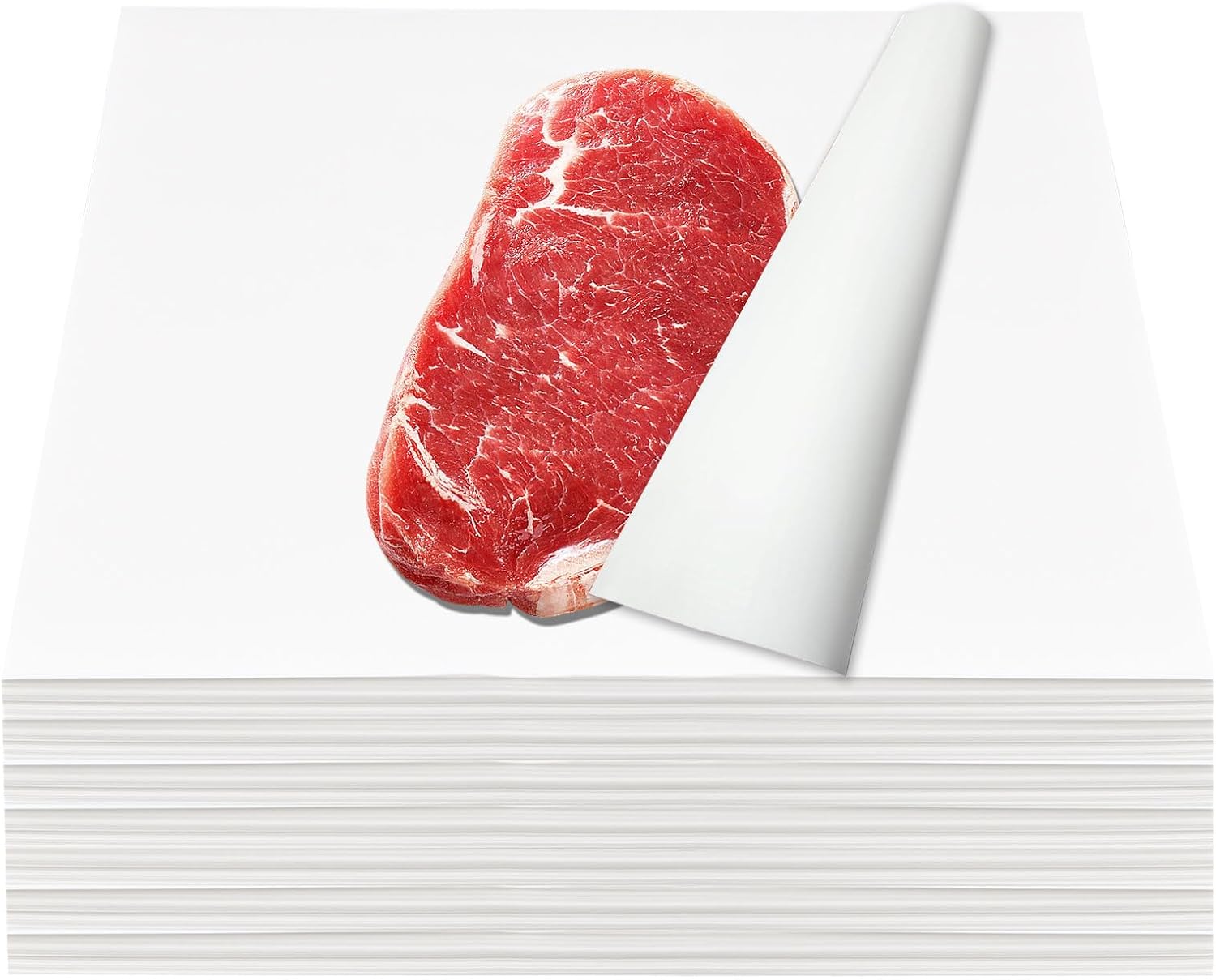 500 Pcs White Butcher Paper, 12 x 12 Inch Precut Butcher Paper ...