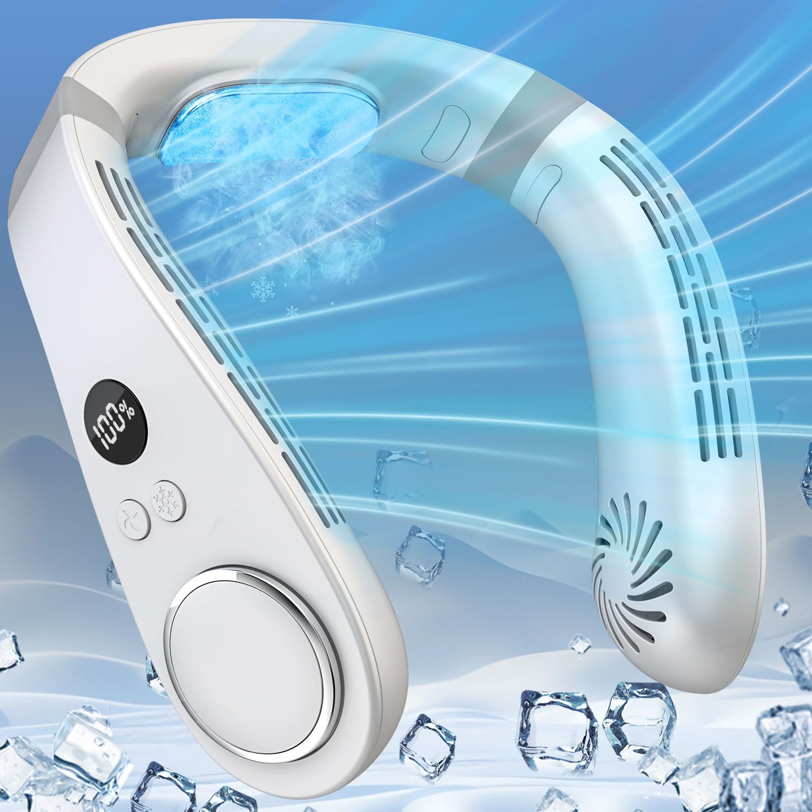 Amazon.com: USB Portable Air Cooler Mini Electric Air Conditioner Neck ...