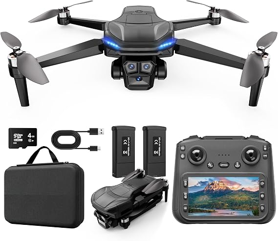 Amazon.com: ScharkSpark 4K GPS Drone with Camera for Adults with 4.5 ...