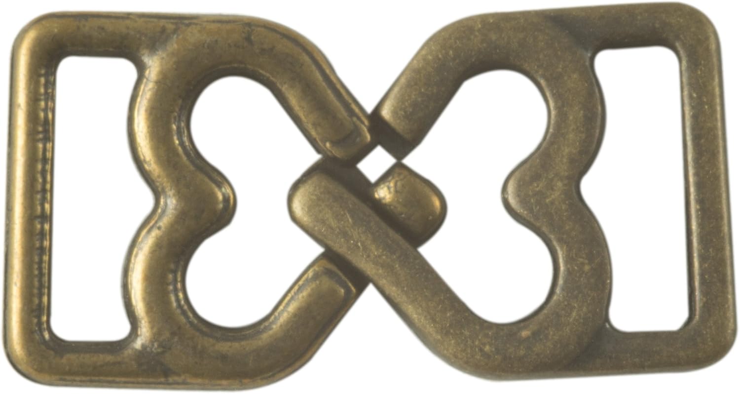 Amazon.com: Small Interlocking Hearts Clasp"You Complete Me" in Antique ...