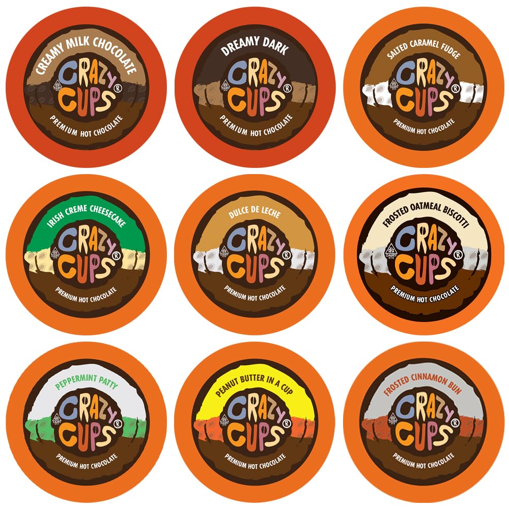 Amazon.com : Crazy Cups Flavored Hot Chocolate Pods, Hot Chocolate ...