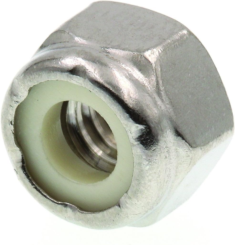 Amazon.com: Serval Products 1/4-20 Nylon Insert Lock Nut Stainless ...