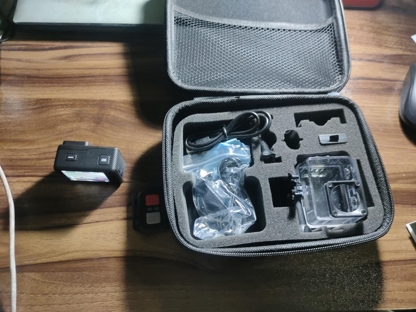 PROCUS Rush Dual Screen 24MP Real 4K 60 FPS Action Camera with 6-Axis ...