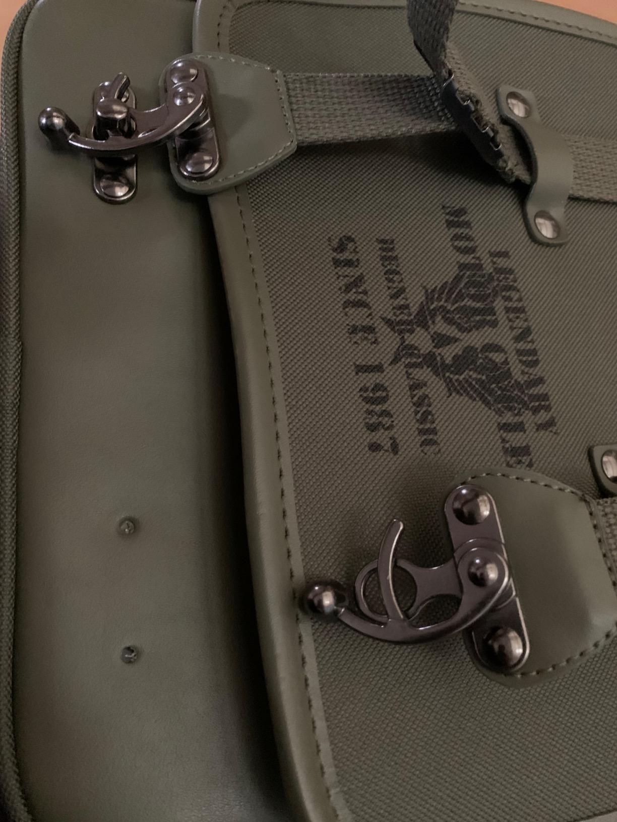 Amazon | デグナー(DEGNER) ミリタリーテイストナイロンサドルバッグ カーキ 8L NB-131 | サイドバッグ・サドルバッグ | 車＆バイク