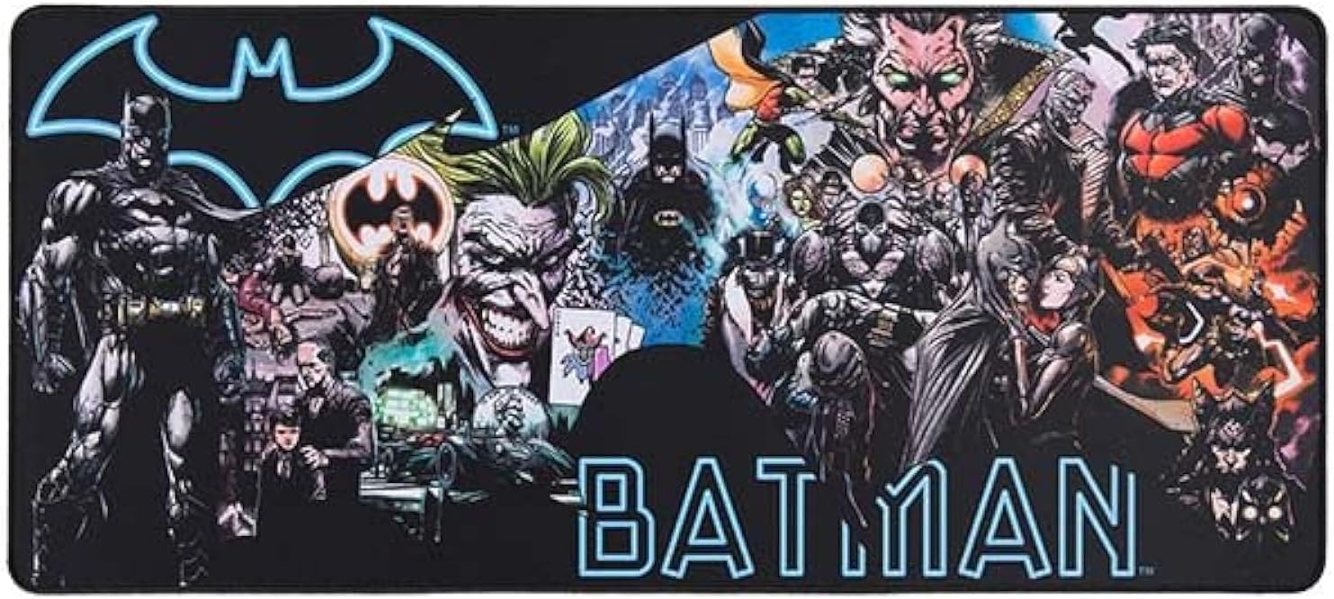 Amazon.com: DC Comics Batman XXL Mouse Pad 35 in x 15.7 in - Gift ...