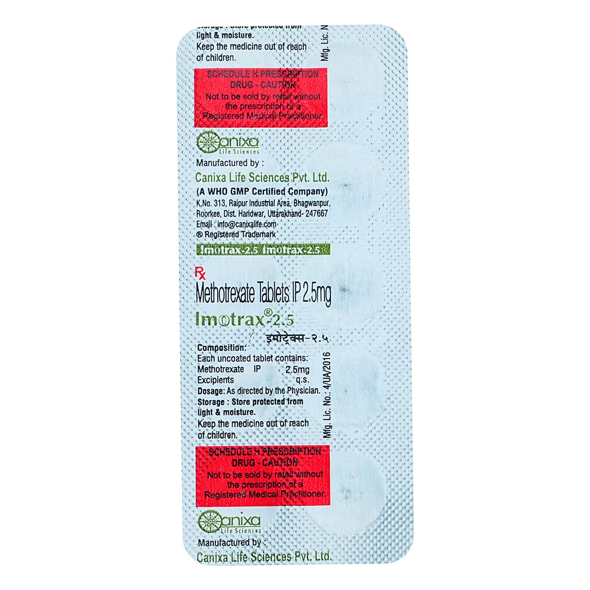 Imotrax-2.5 - Strip of 10 Tablets : Amazon.in: Health & Personal Care