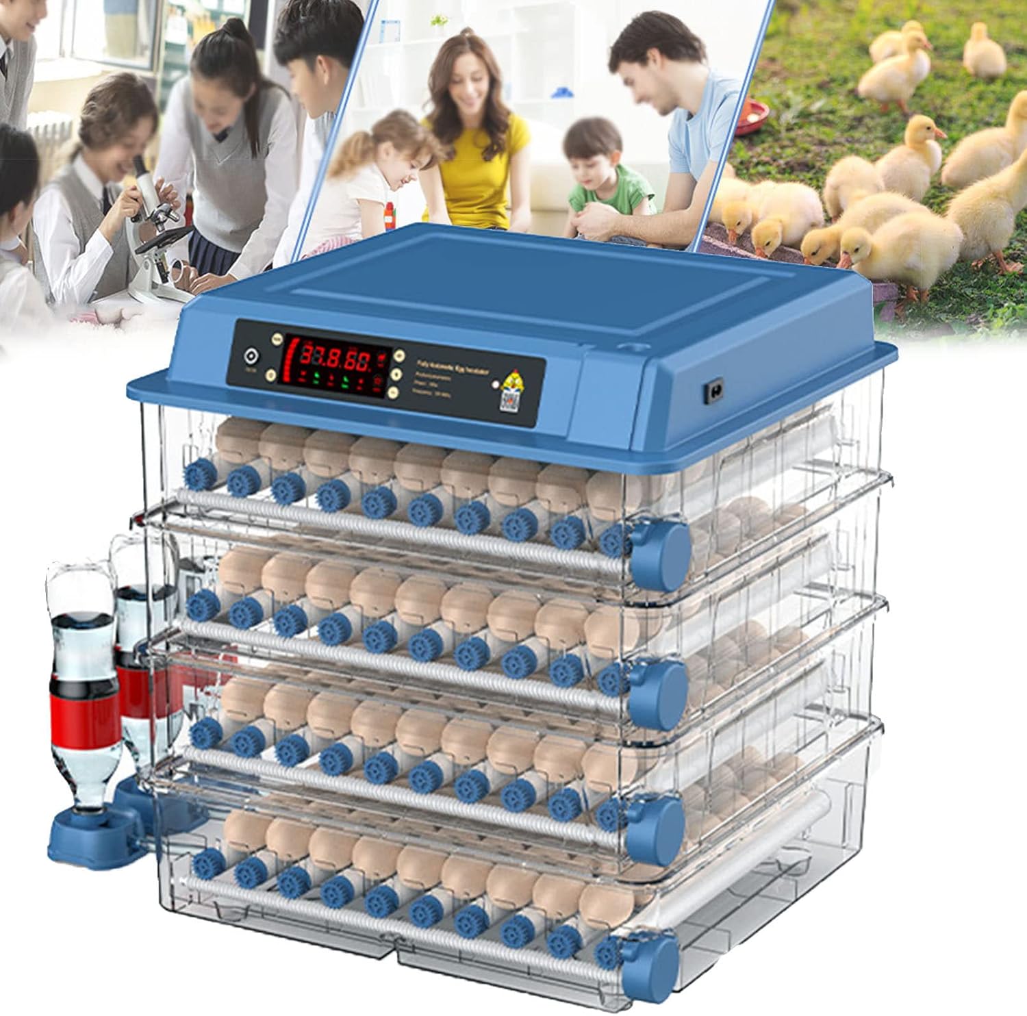 Home Incubator Egg Brooding Machine Chicken Incubator, 98-256 Eggs ...