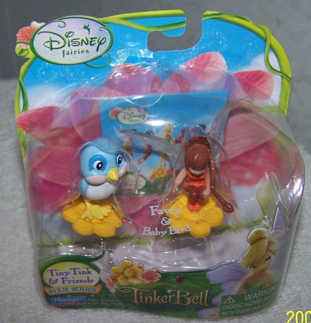 Amazon.com: Disney FairiesTiny Tink & Friends Fawn & Baby Bird : Toys ...
