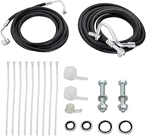 Amazon.com: CRUIANAR Rear AC Line Set Air Conditioning Hoses Replace ...