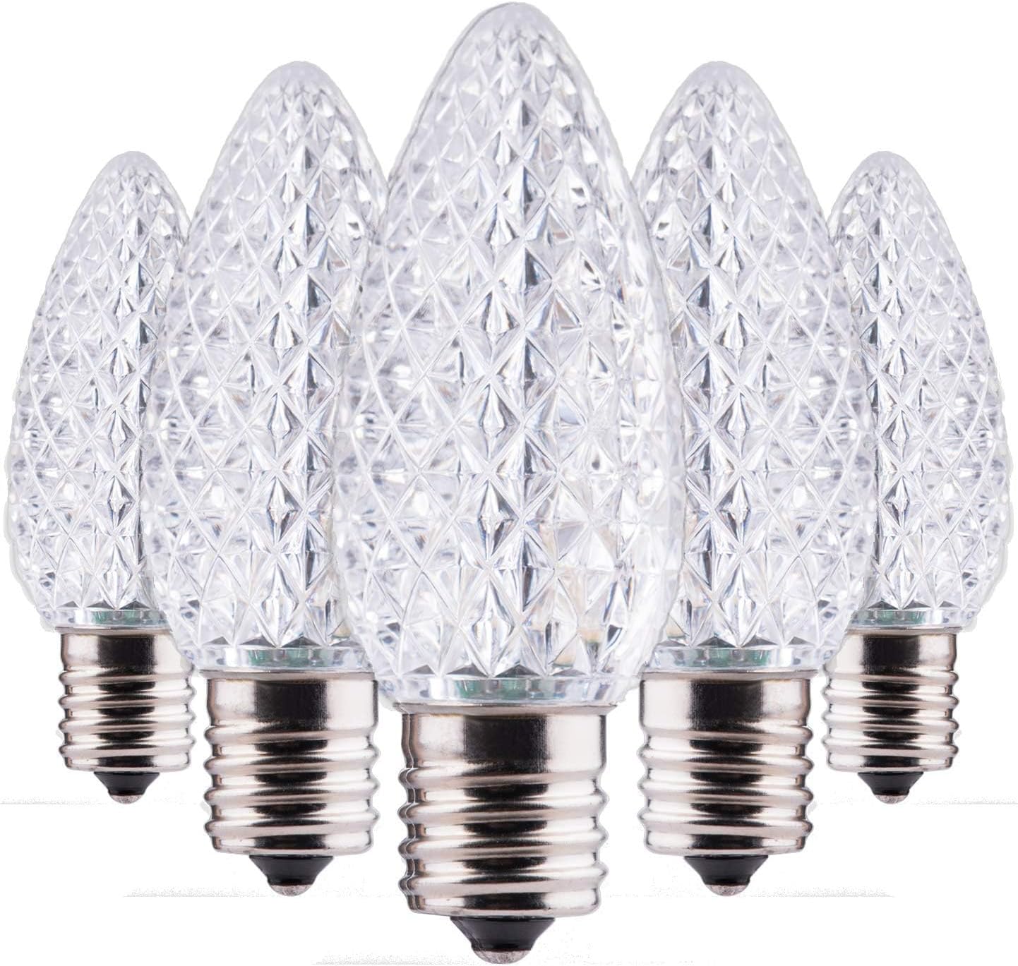 25 Pack C9 Led Replacement Christmas Light Bulb, C9 Shatterproof Led ...