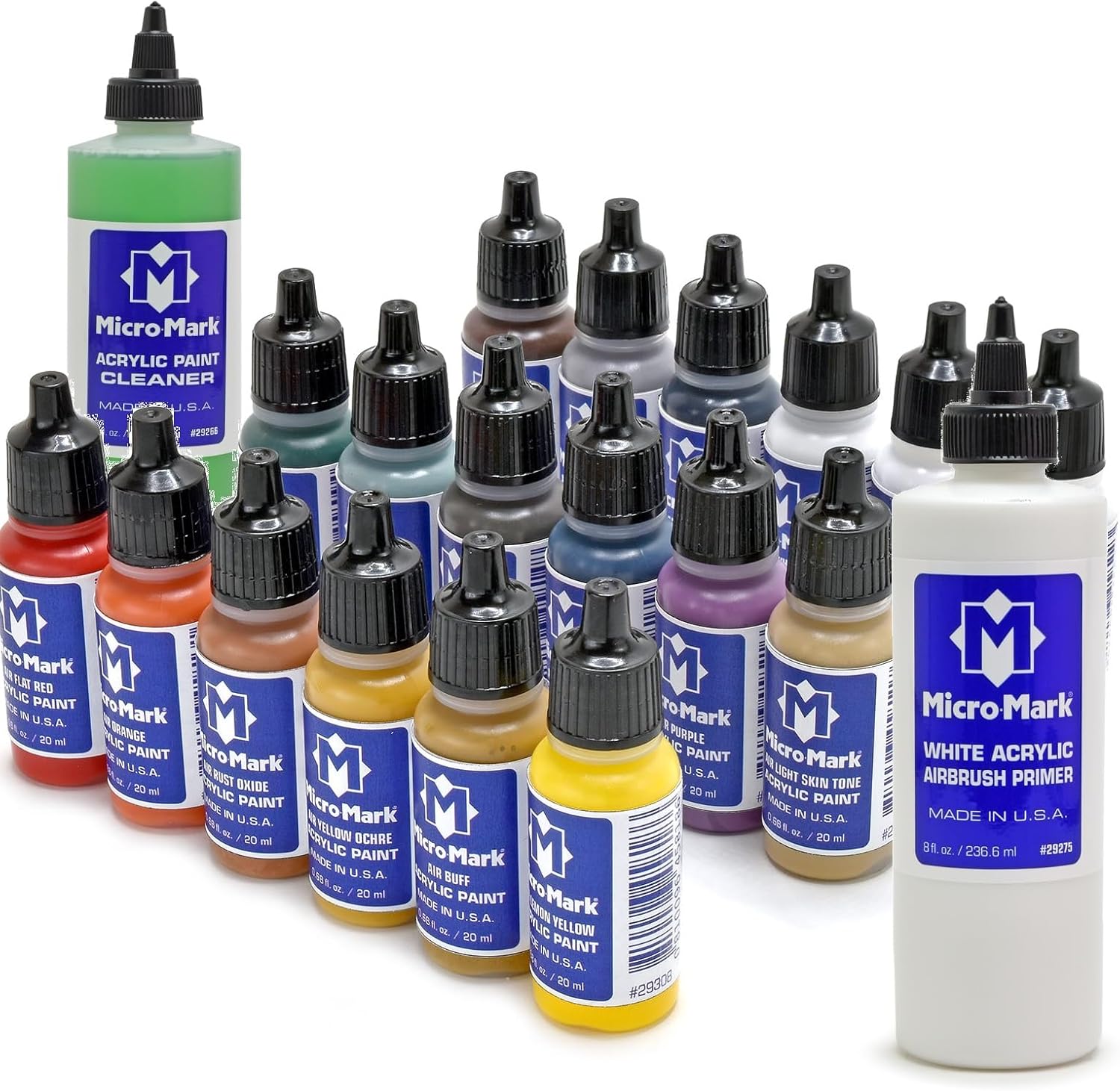 Amazon.com: Micro-Mark Airbrush Basic Color Painting Kit : Arts, Crafts ...