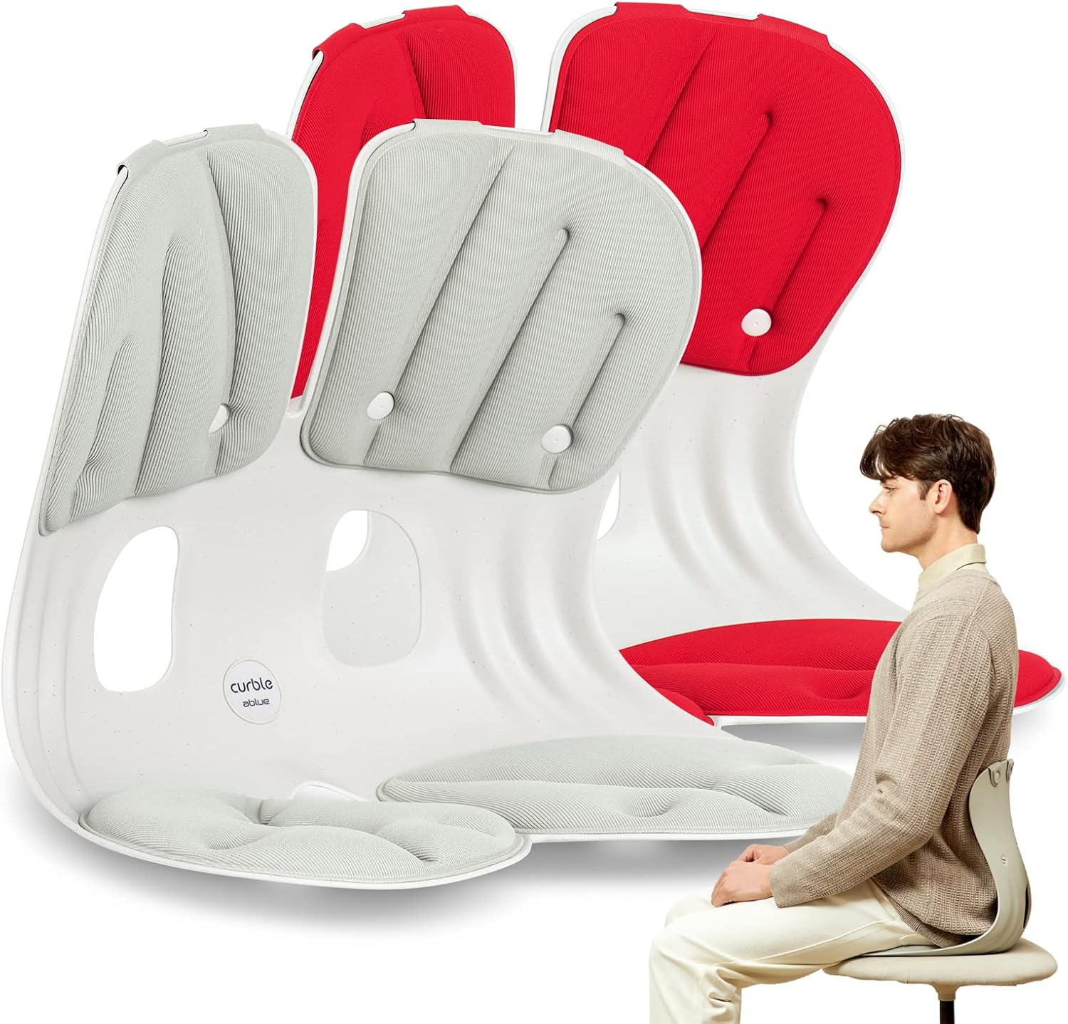 Amazon.com: curble Grand Ergonomic Back Support Chair, Lumbar Support ...