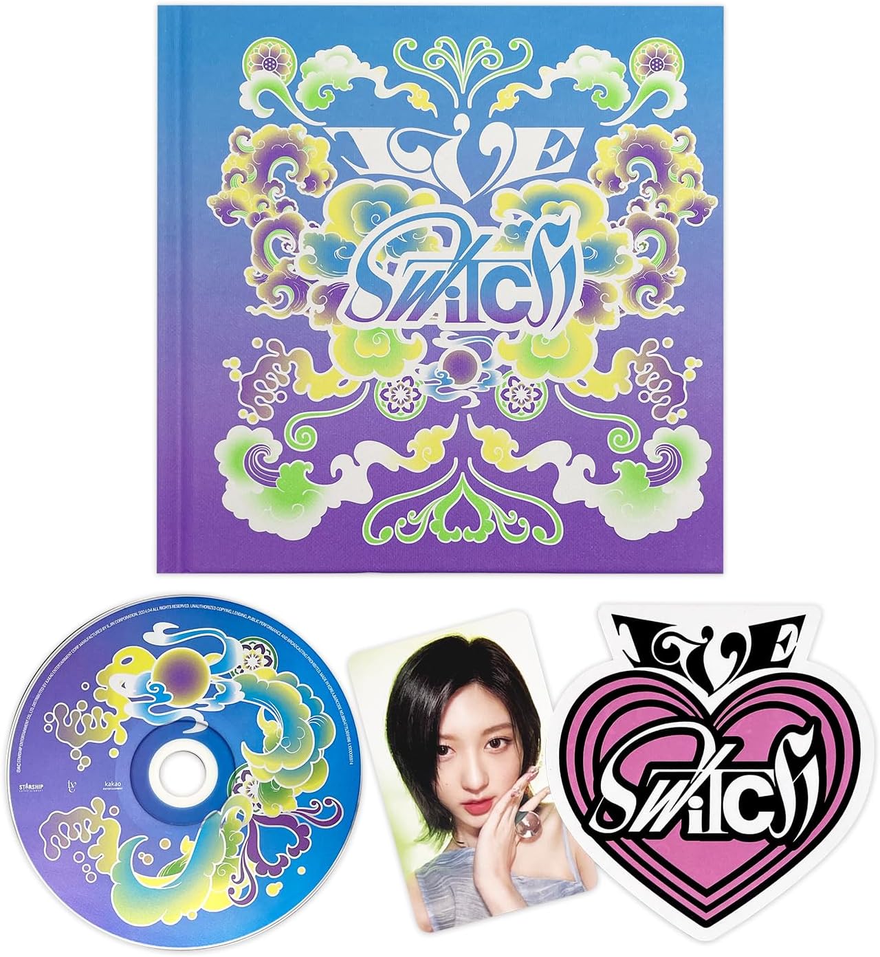 IVE - 2nd EP [IVE SWITCH] (SPIN-OFF Ver.) Photo Book + CD-R + Photocard ...
