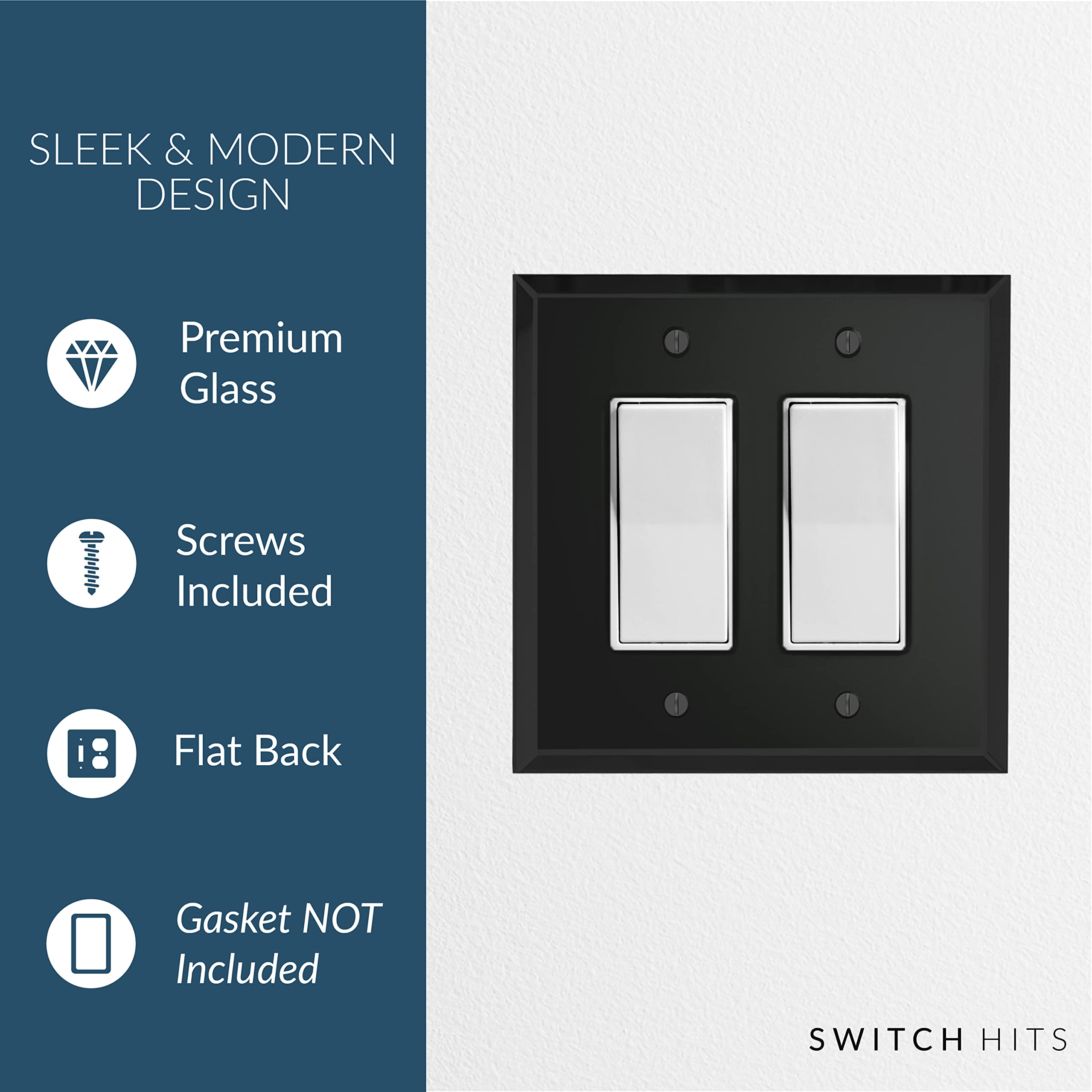 Mirrored Switch And Switch Plate Amerelle Home Electrical Wall Plates