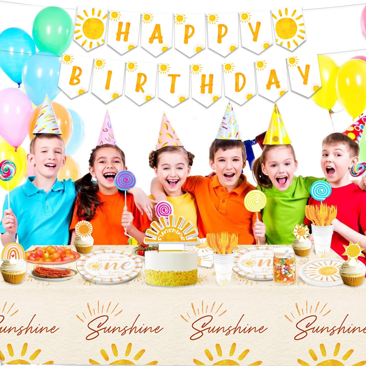 Snapklik.com : First Trip Around The Sun Party Decorations- 77pcs Bobo ...