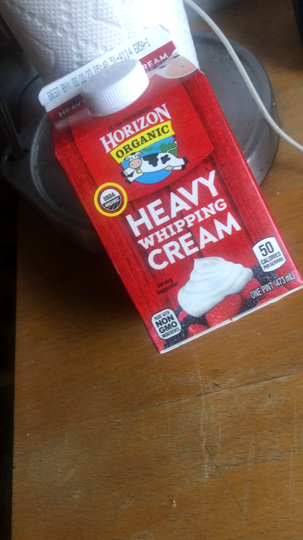 Amazon.com: Horizon Organic Heavy Whipping Cream, 16 oz. : Grocery ...