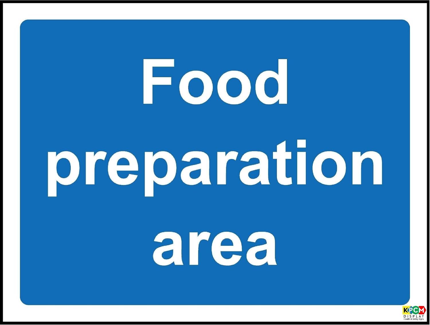 Hygiene Catering Food Preparation Area Safety Sign - Self Adhesive ...