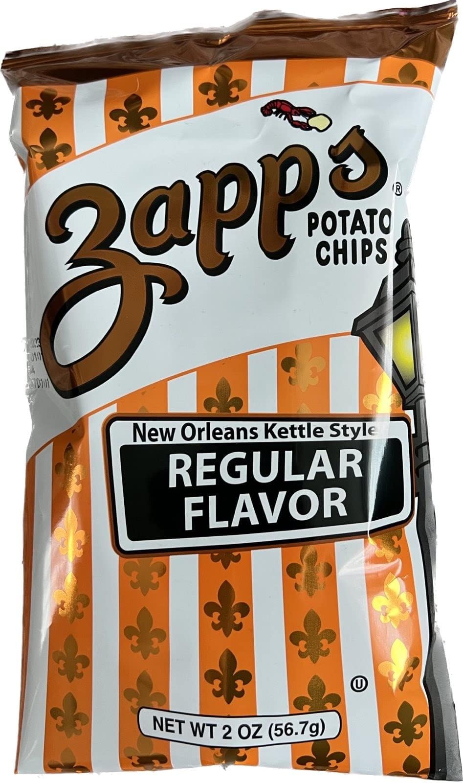 Amazon.com: Zapps Potato Chips - Regular - 2 oz (Pack of 6) Total 12 Ounces