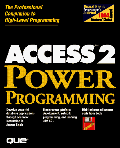 Access 2 Power Programming/Book and Disk: St. Valentine, Chris ...