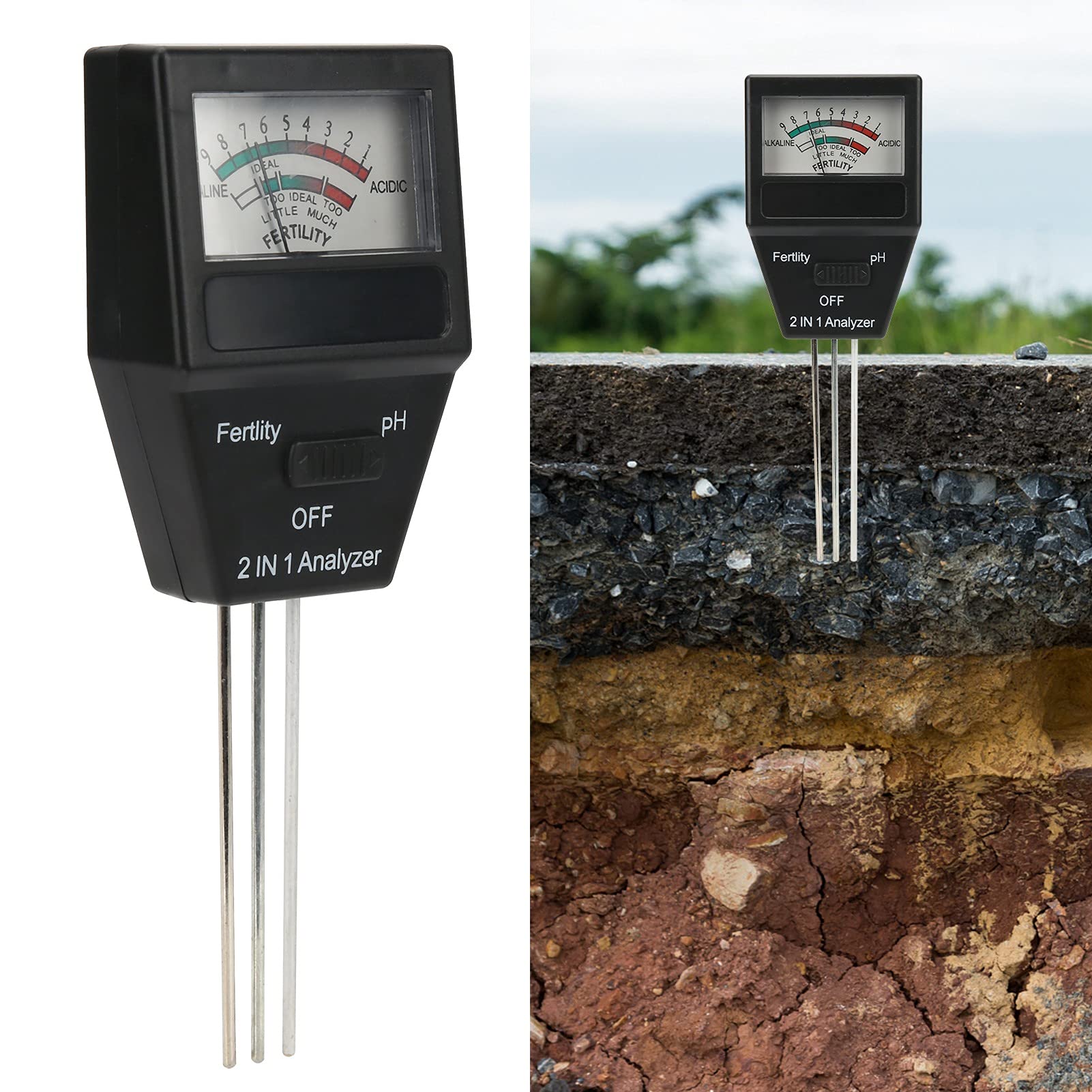 Soil Moisture Meter,Plant Moisture Meter, Hygrometer Moisture Meter,3 ...