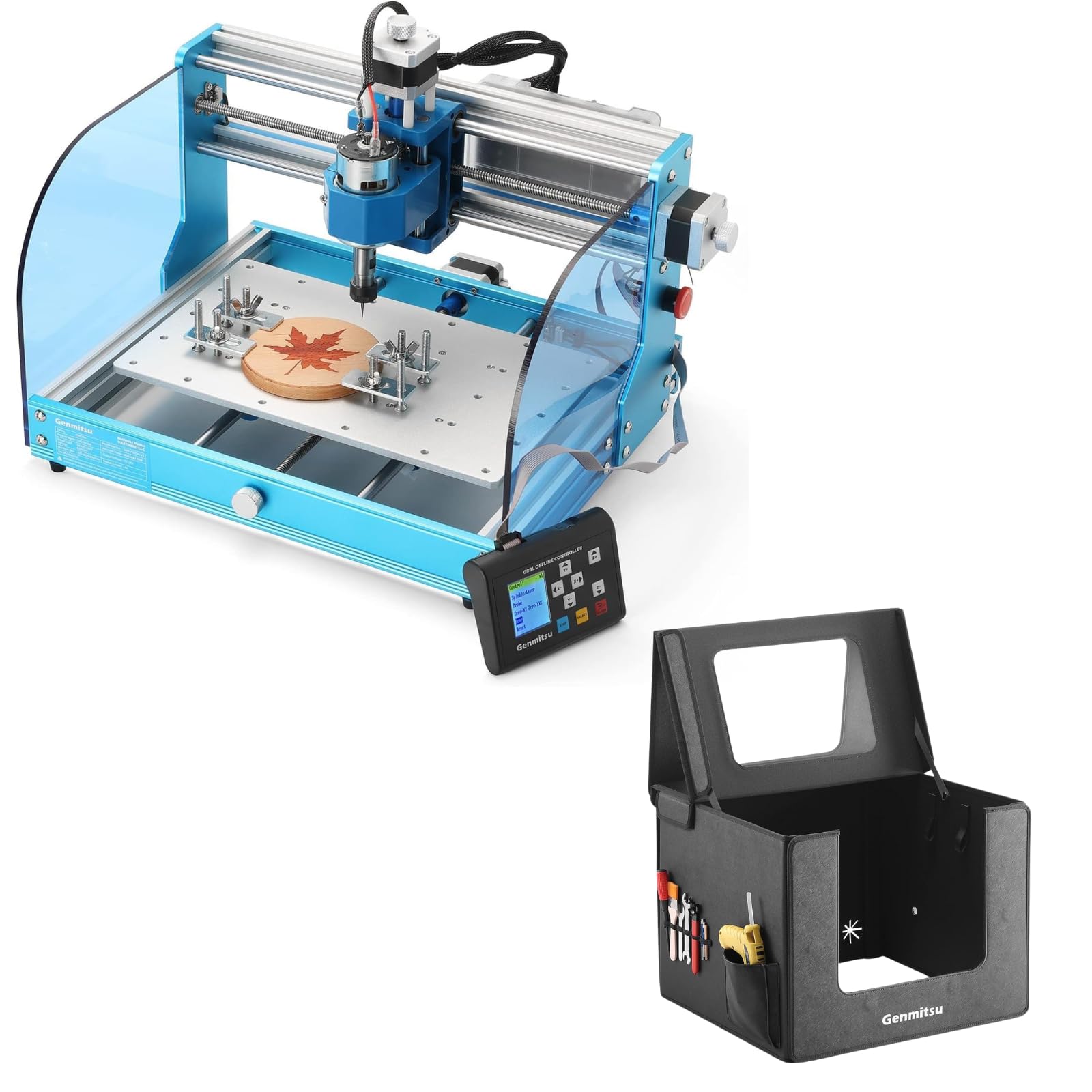 Genmitsu 3018-PROVer V2 Upgraded Desktop CNC Router Machine + KABA Fold ...