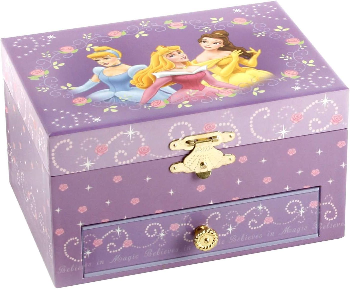 Disney Princess Oblong Jewellery Box : Amazon.co.uk: Fashion