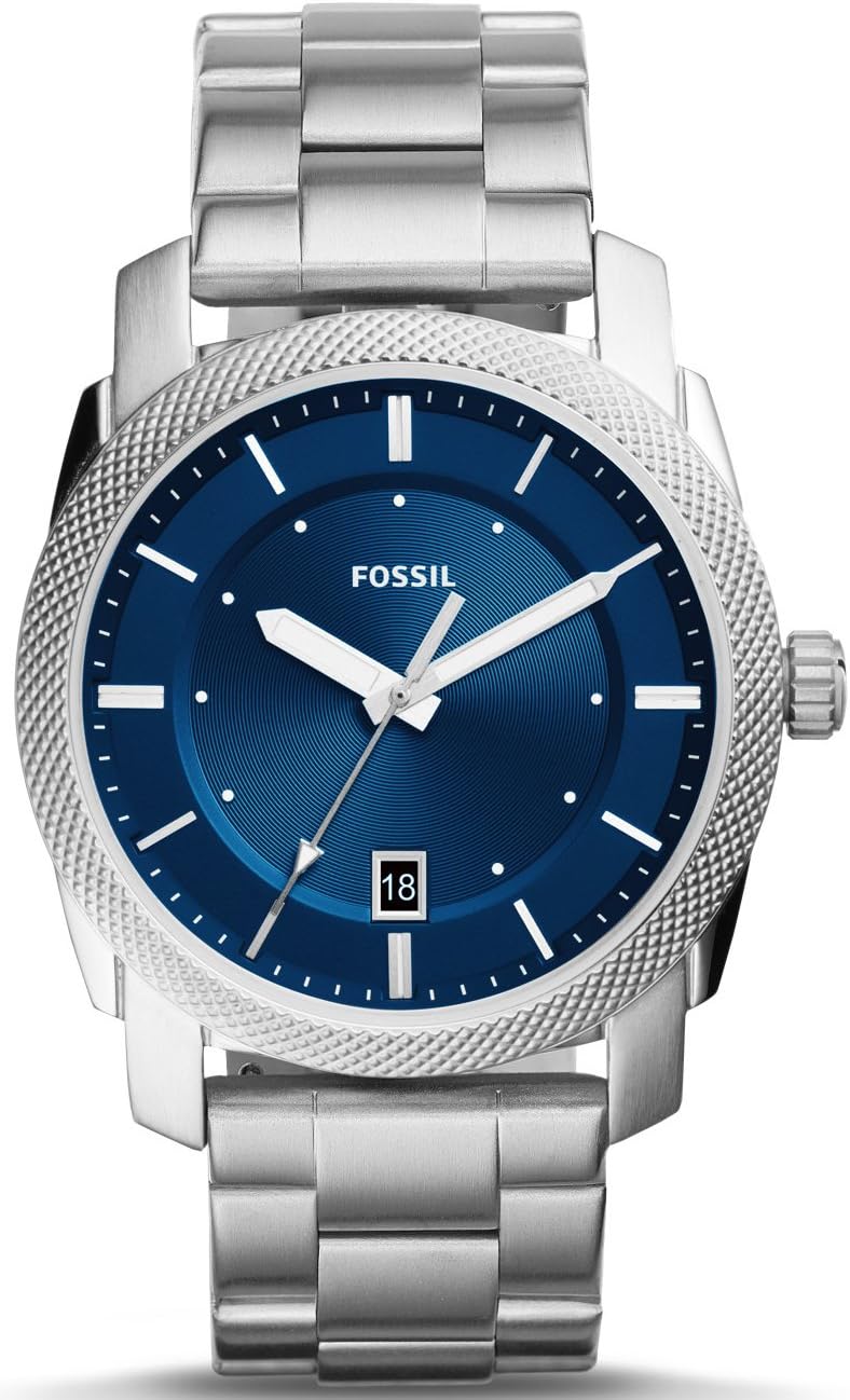 Fossil Herren Analog Quarz Uhr mit Edelstahl Armband FS5340 : Amazon.de ...