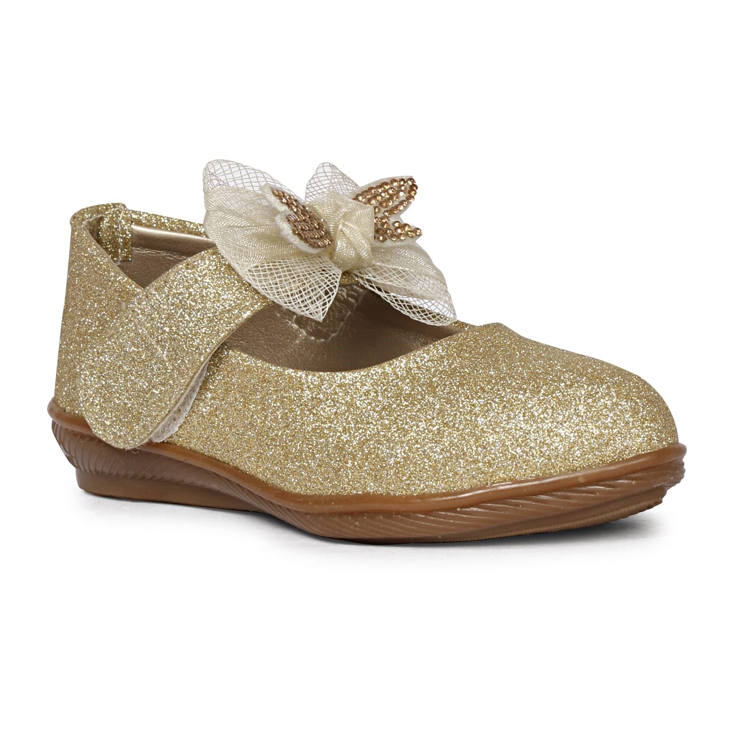 Buy Sunmi Bellies for Girls Kids | Sparkle Glitter Shiny PU Leather ...
