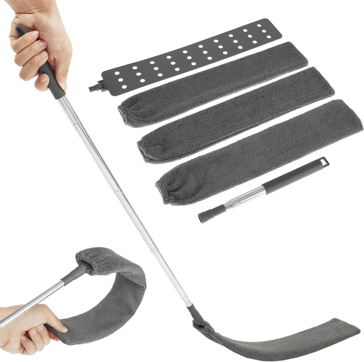 Lakeland Flatmate Long Flat Duster – Flexible Super-Slim Perfect For ...