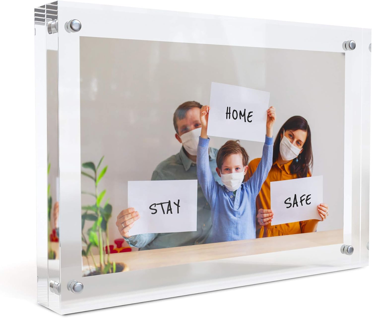 Amazon.com - MIRA-K Acrylic Picture Frame 5 x 7 with Magnetic Closure ...