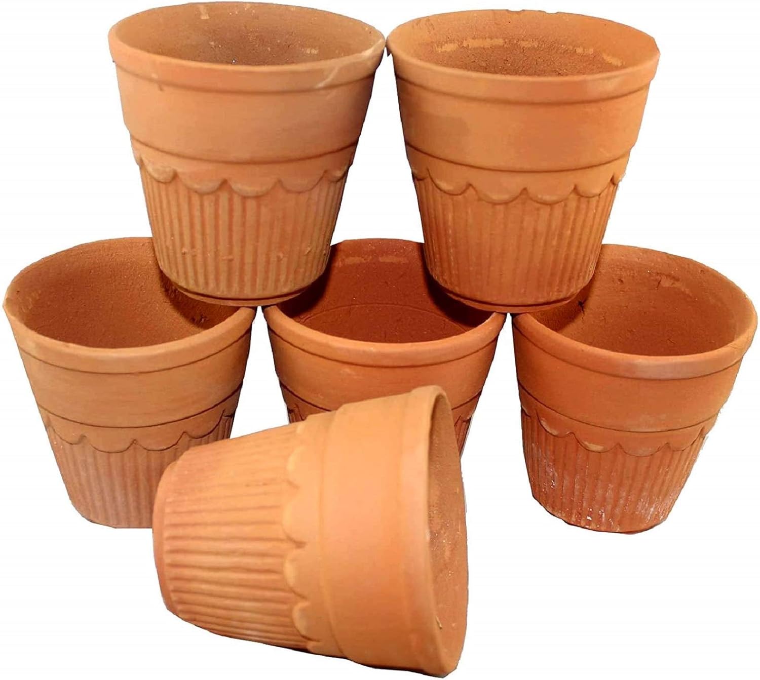 Amazon.com | Kulhad King Traditional Baked Clay Chai/Tea/Lassi Khullad ...