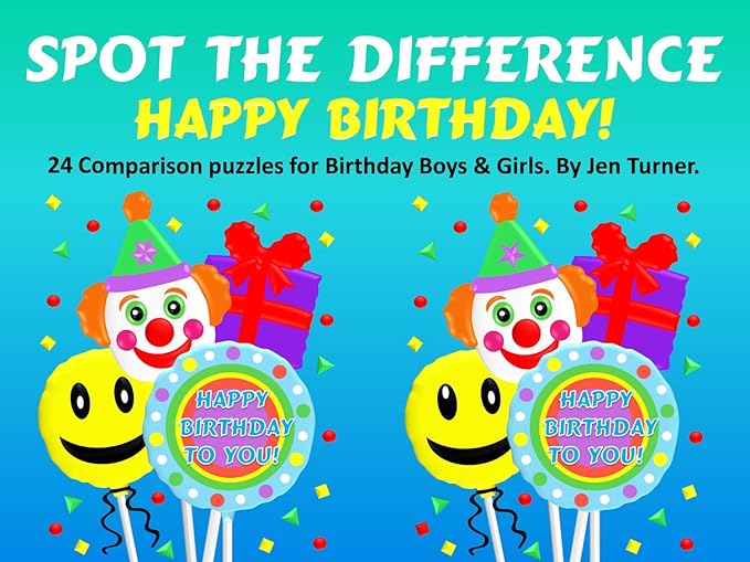 Spot the difference - Happy Birthday! - Kindle edition by Turner, Jen ...