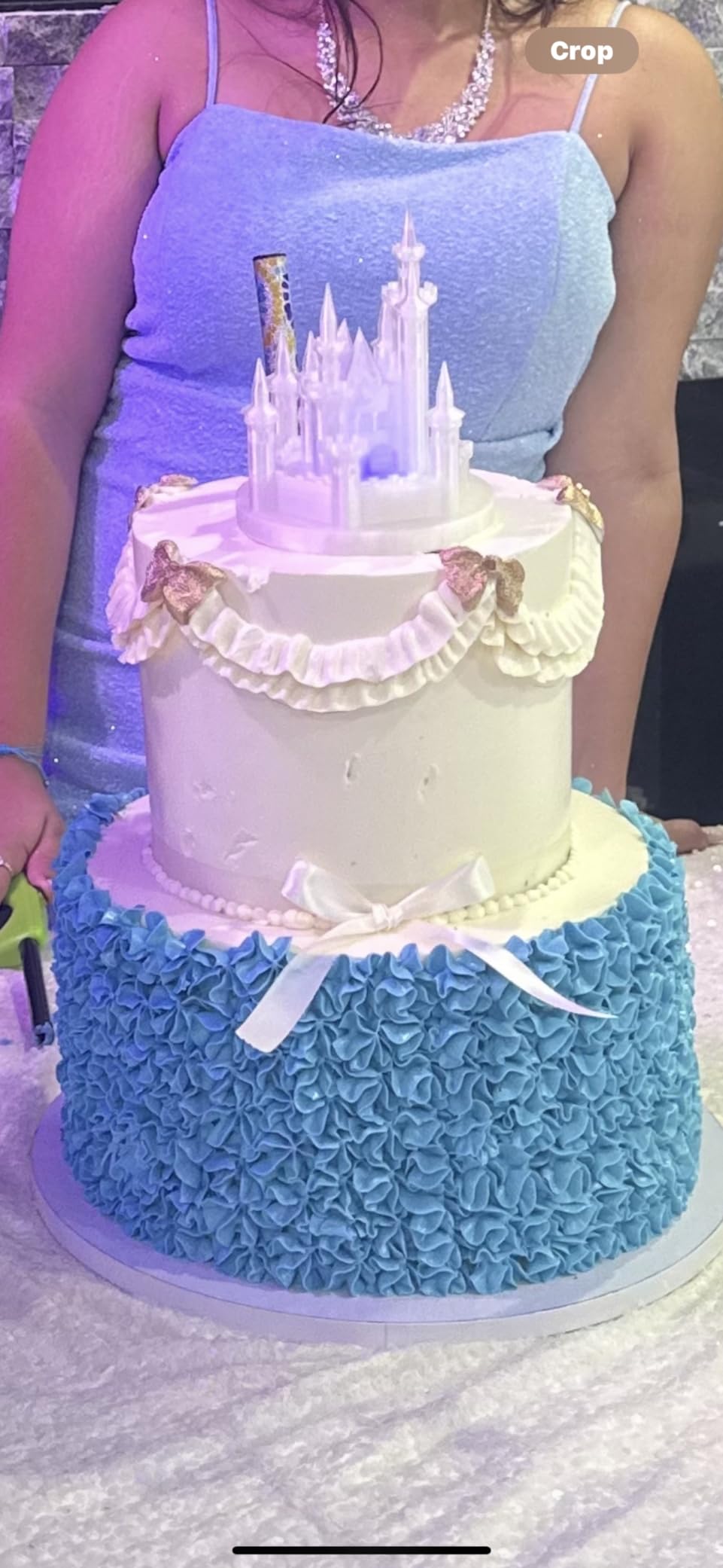 Amazon.com: Baquler Castle Cake Topper Figurine Wedding Cake Topper ...