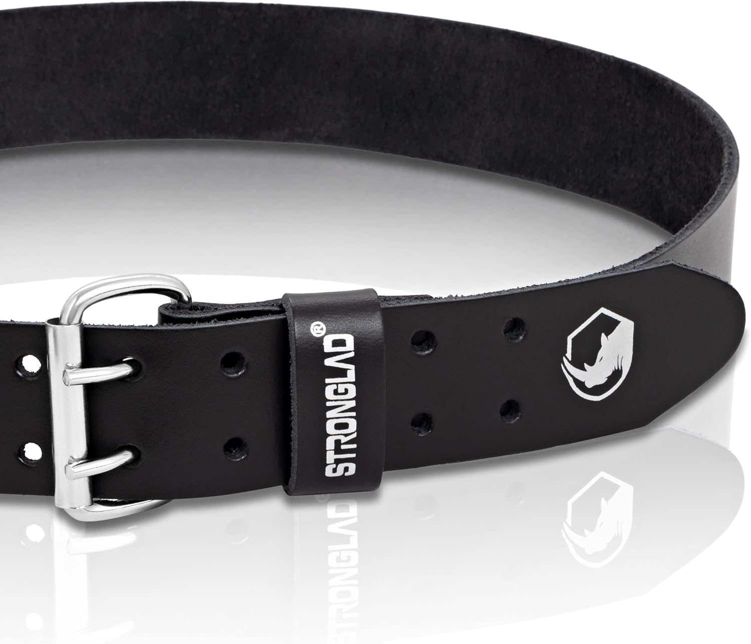 STRONGLAD Carpenter belt 2-inch wide, Top Grain, Heavy-Duty, 100% ...