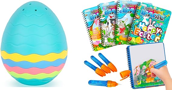 Amazon.com: ArtCreativity Stacking Egg Toys - 7 Piece Nesting Egg Bath ...