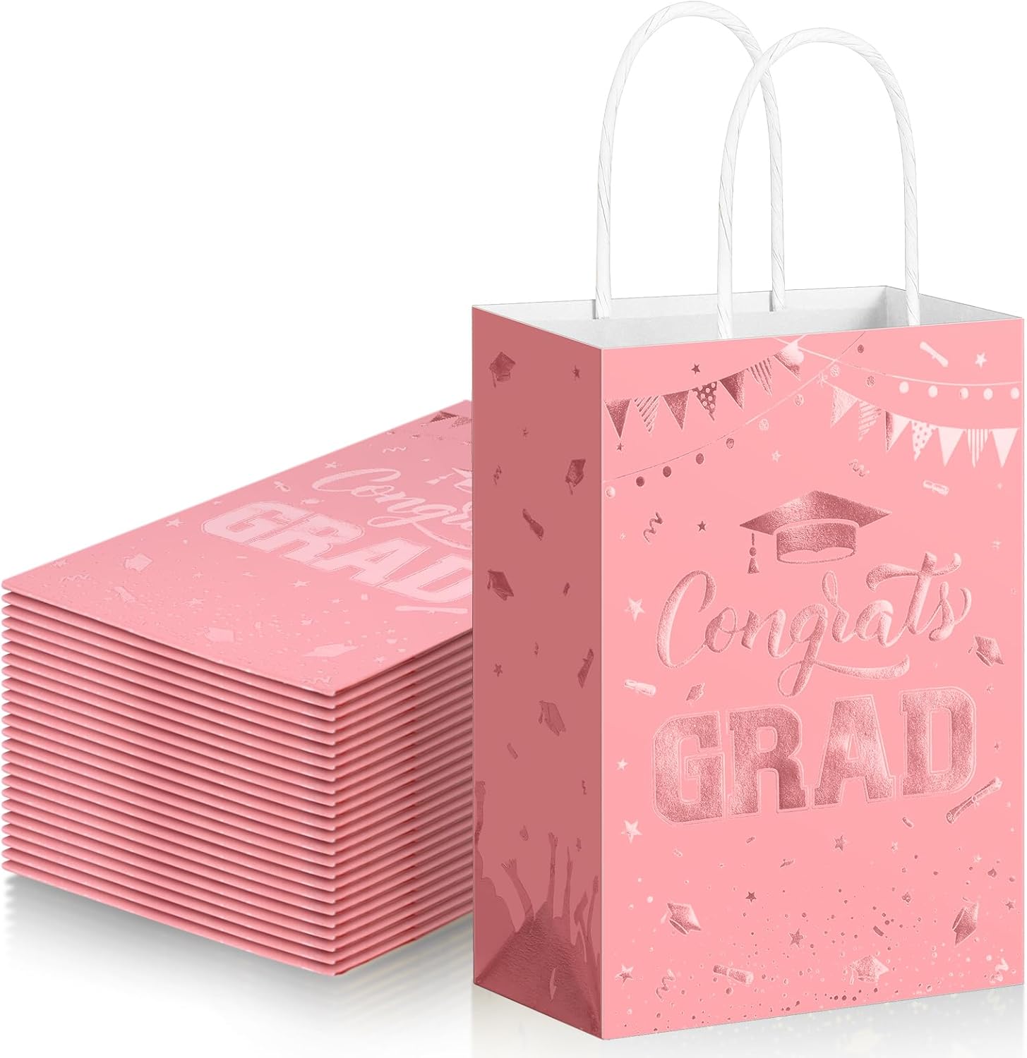 TaoBary 24 Pcs 2024 Graduation Gift Bags Congrats Grad Bags Party Favor ...