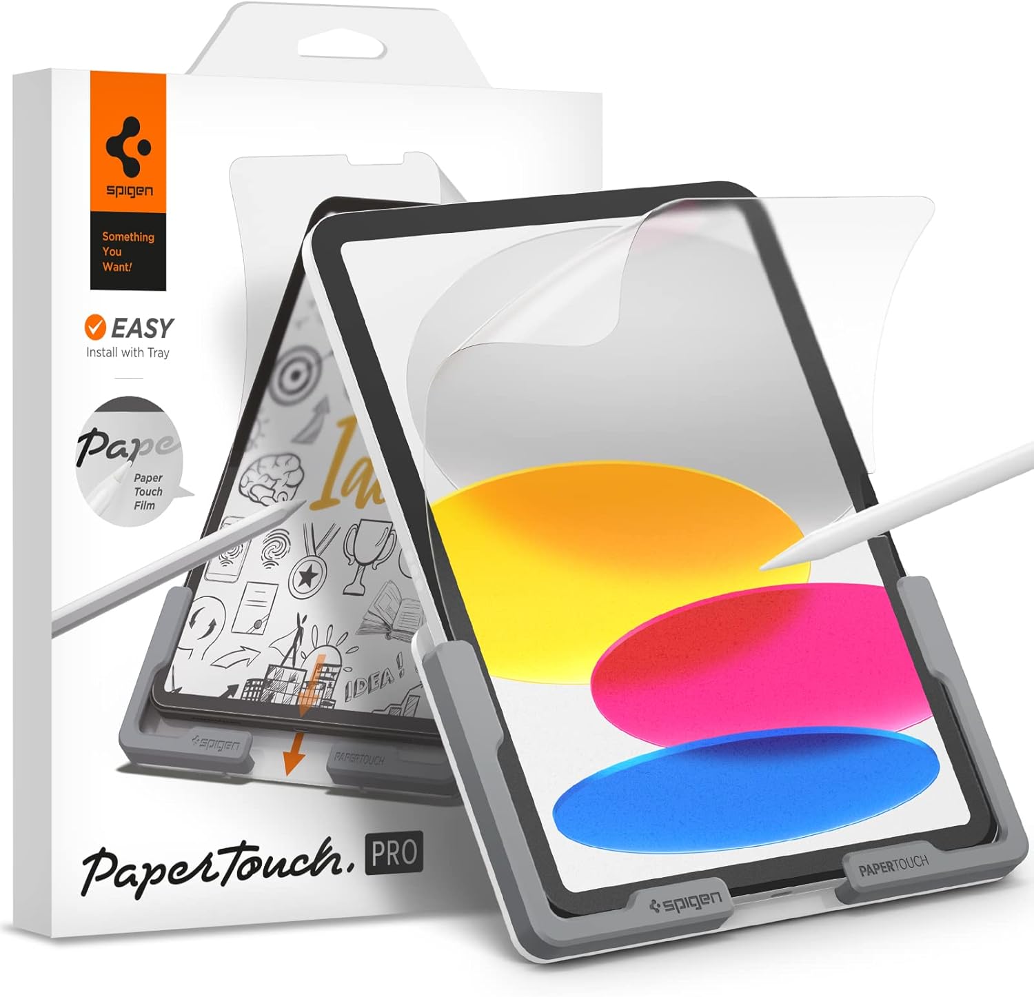 Amazon.com: Spigen PaperTouch Screen Protector [PaperTouch Pro] Designed for iPad 10th ...