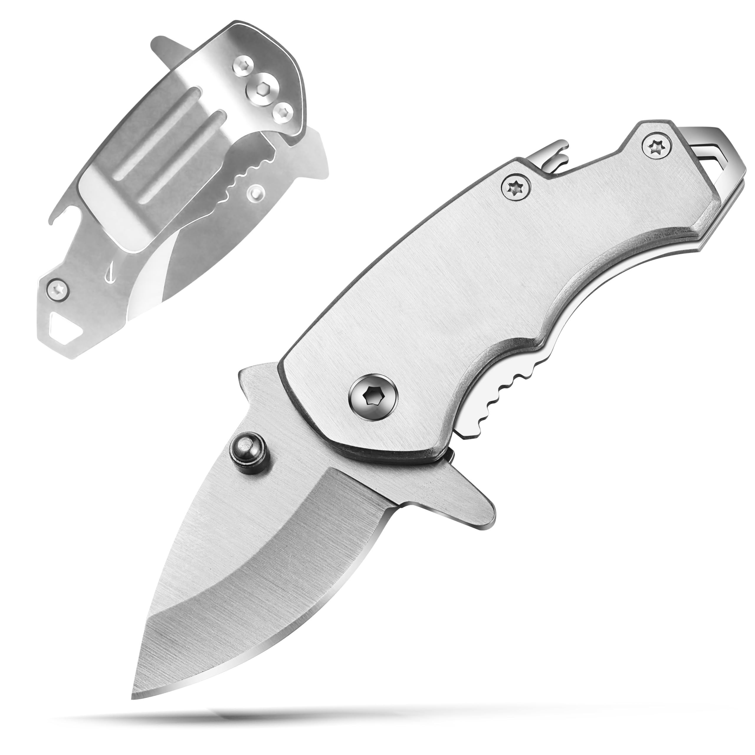 Amazon.com: Coowolf Small Folding Pocket Knife for Men – Compact EDC ...
