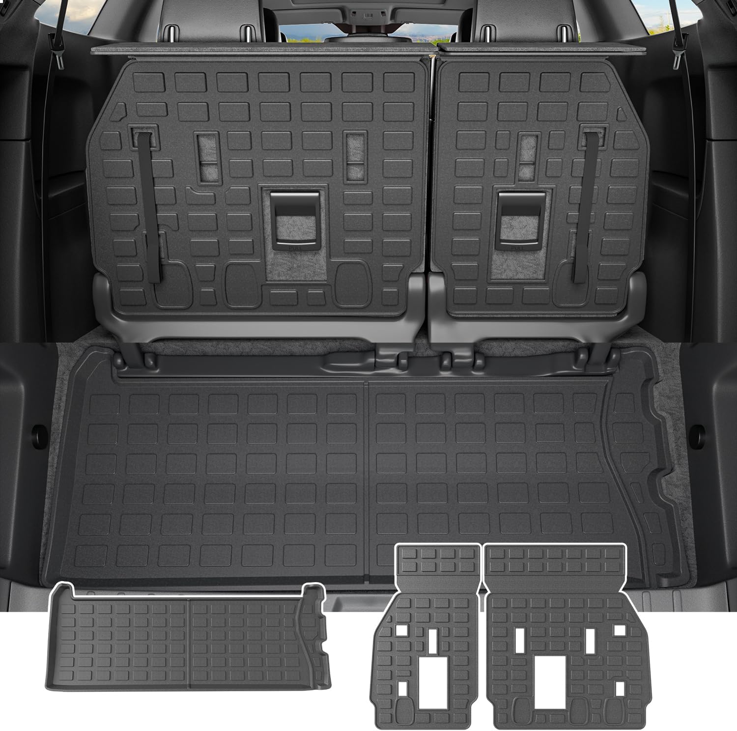 Amazon.com: Rongtaod Cargo Mat Compatible with 2021-2025 Toyota Sienna ...