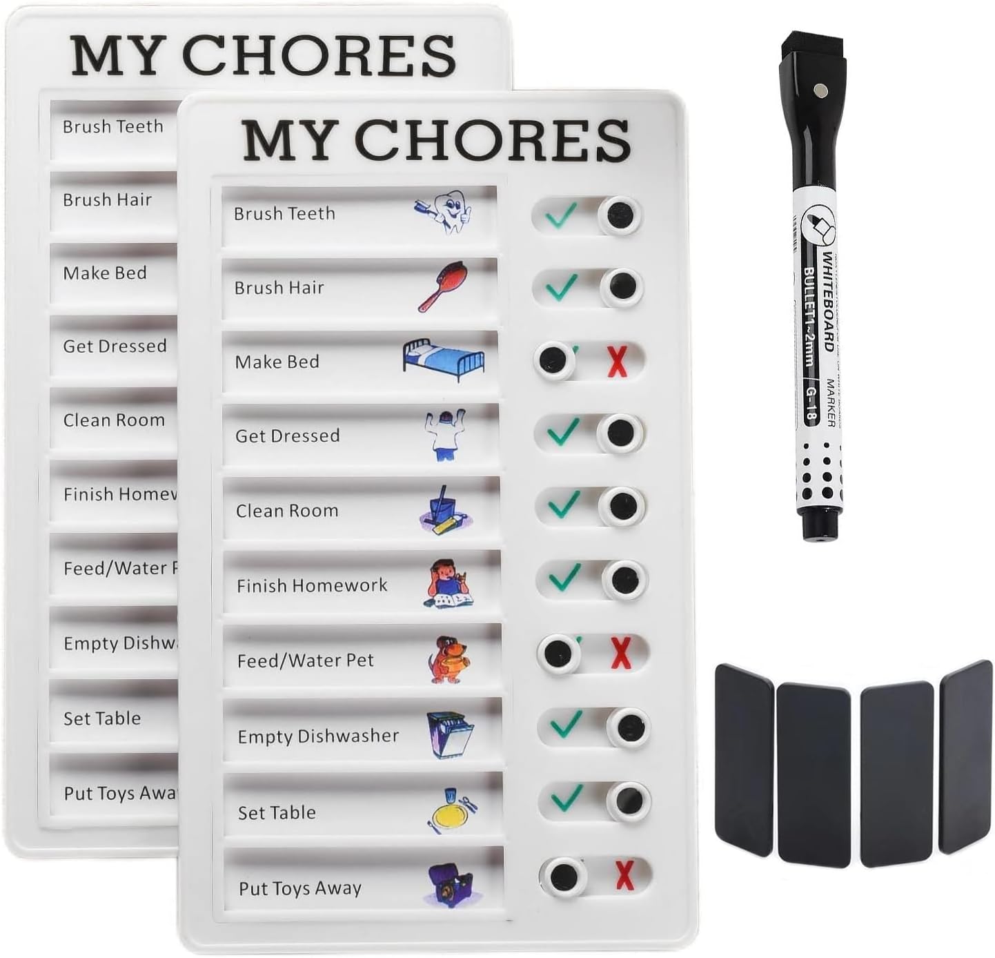 Amazon.com : Chore Chart for Kids,Chore Schedule for Multiple Kids ...