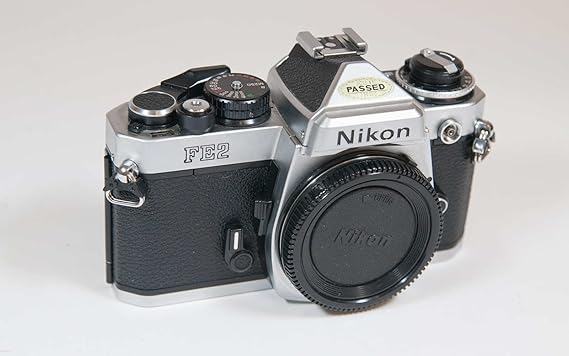 Amazon.com : Nikon FE2 film SLR camera with chrome body; no lens ...