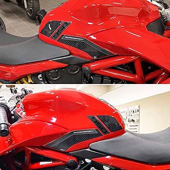 Amazon.com: labelbike - 2 Motorcycle Tank Side Protection Stickers in ...